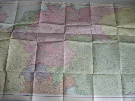 Map of the European borders:1914. 434597 | National Trust Collections