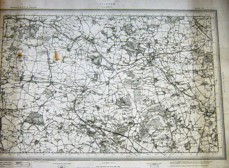 Ordnance Survey Map, One-inch Revised new series, England and Wales ...
