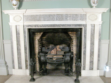 Chimneypiece, Outer Library, West Pavilion, Attingham Hall 609445 ...