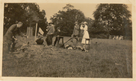 Squire Robert and Ladies, Boy Scout Camp, Dyrham Park, Gloucestershire ...