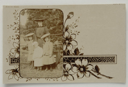 Henrietta Jenny Fraser, Mrs Walter Ralph Bankes (1871-1953) with her ...