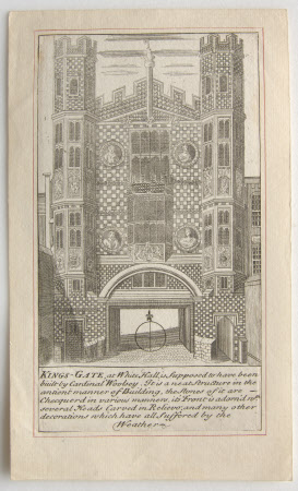 The Holbein Gate, Westminster. Demolished in 1759. 1252545 | National ...