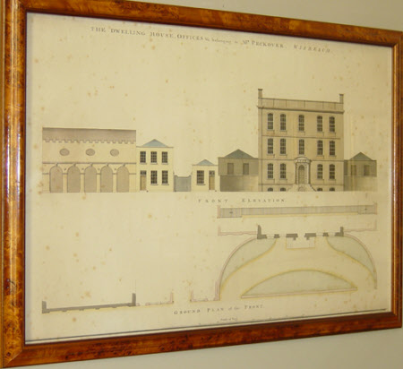 Front Elevation of Peckover House and Ground Plan of the Front 781373 ...