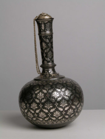 Bidri bottle 1180714 | National Trust Collections