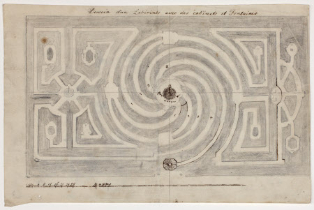 Plan of a labyrinth 109287 | National Trust Collections