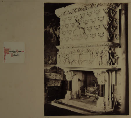 Drawing Room Fireplace, Treverbyn Vean, Cornwall 890166.104 | National ...