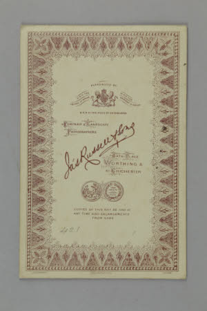 Frances Linley Blathwayt with his brothers Charles Hugh Blathwyt and ...