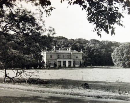 A front view of Sheringham Hall from the driveway. 801817 | National ...