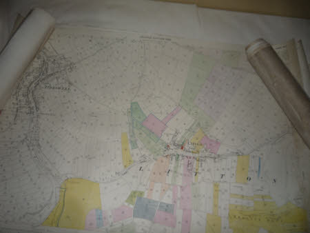 A 25" Ordnance Survey map of Tideswell and Litton. Derbyshire Sheet XVI ...
