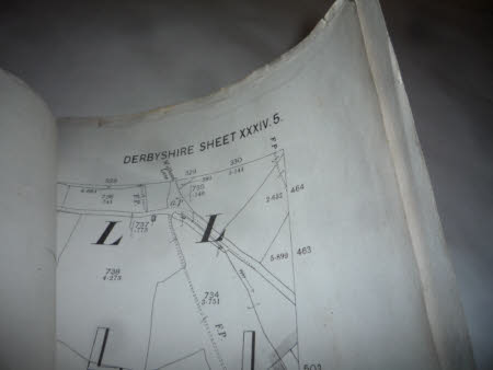 A 25" Ordnance Survey map of Bonsall Mines. 2nd edition of 1899 ...
